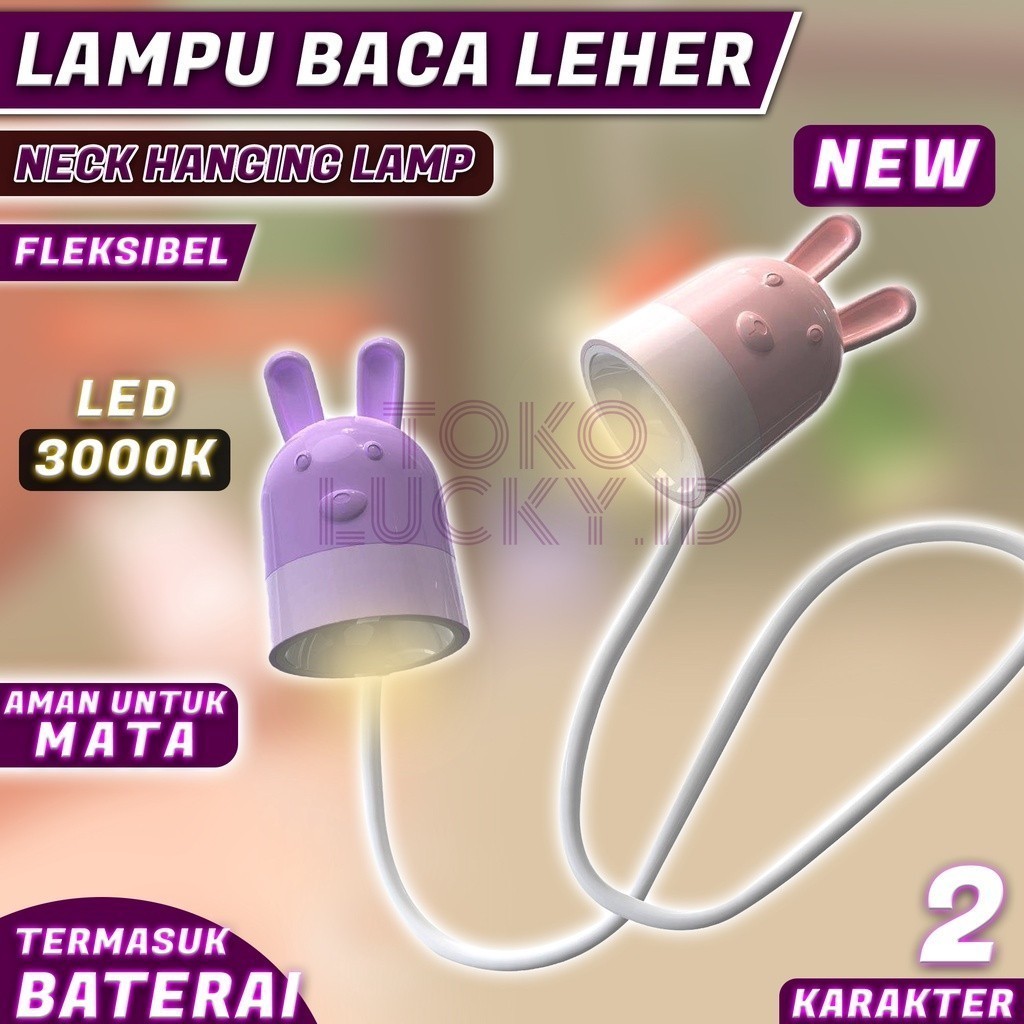 Jual Lampu Leher Fleksibel Senter LED Ganda Gantung Dekorasi Meja Baca ...