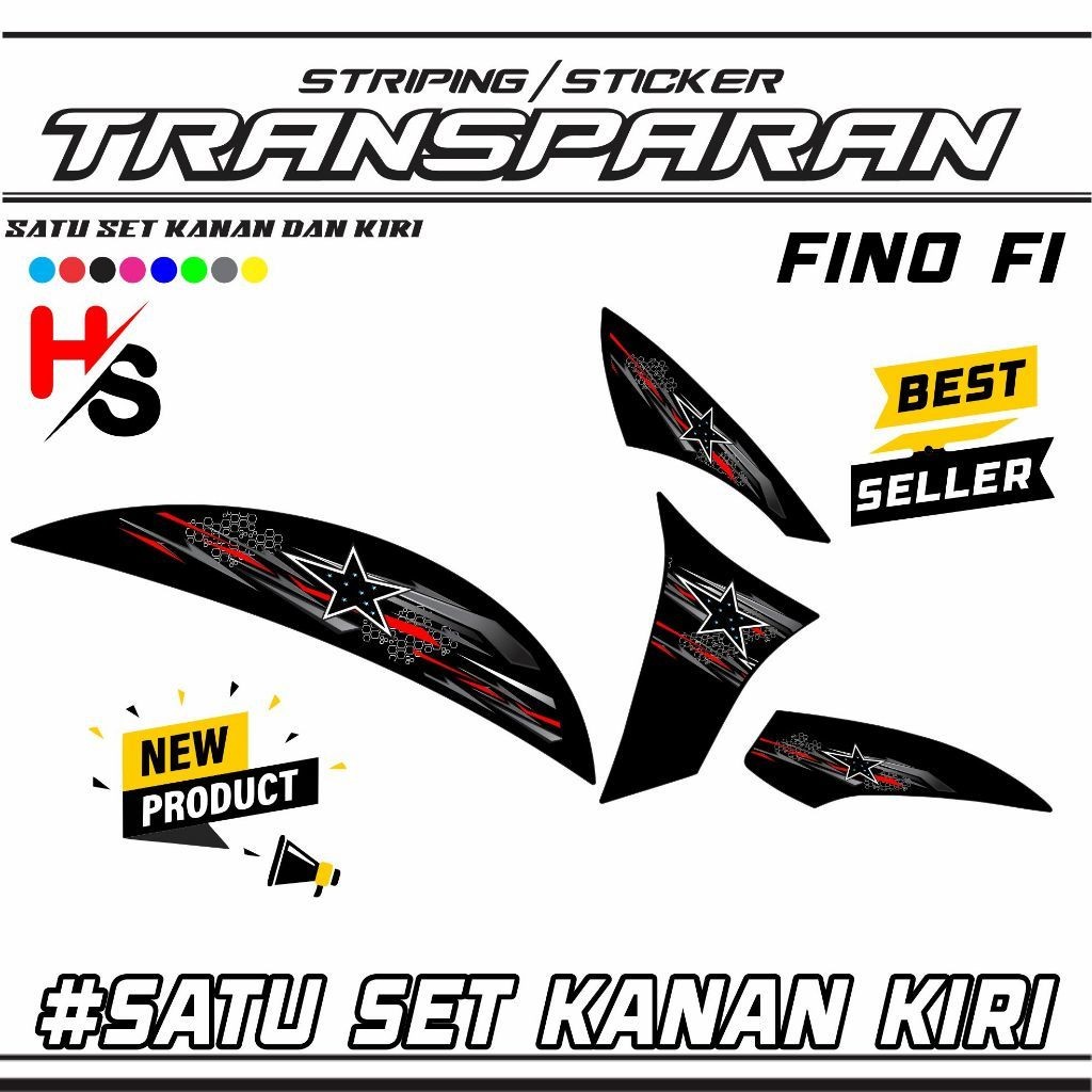 Jual STICKE STRIPING VARIASI MOTOR YAMAHA FINO FI MODEL VARIASI TERBARU ...