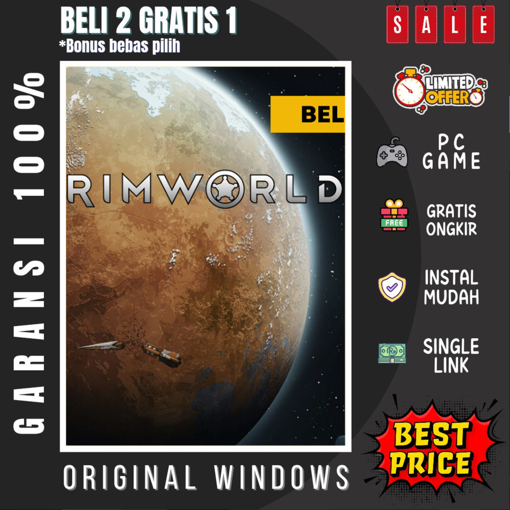 Jual RIMWORLD COMPLETE PACK - GAME PC - GAME LAPTOP - PC GAMES - BELI 2 ...