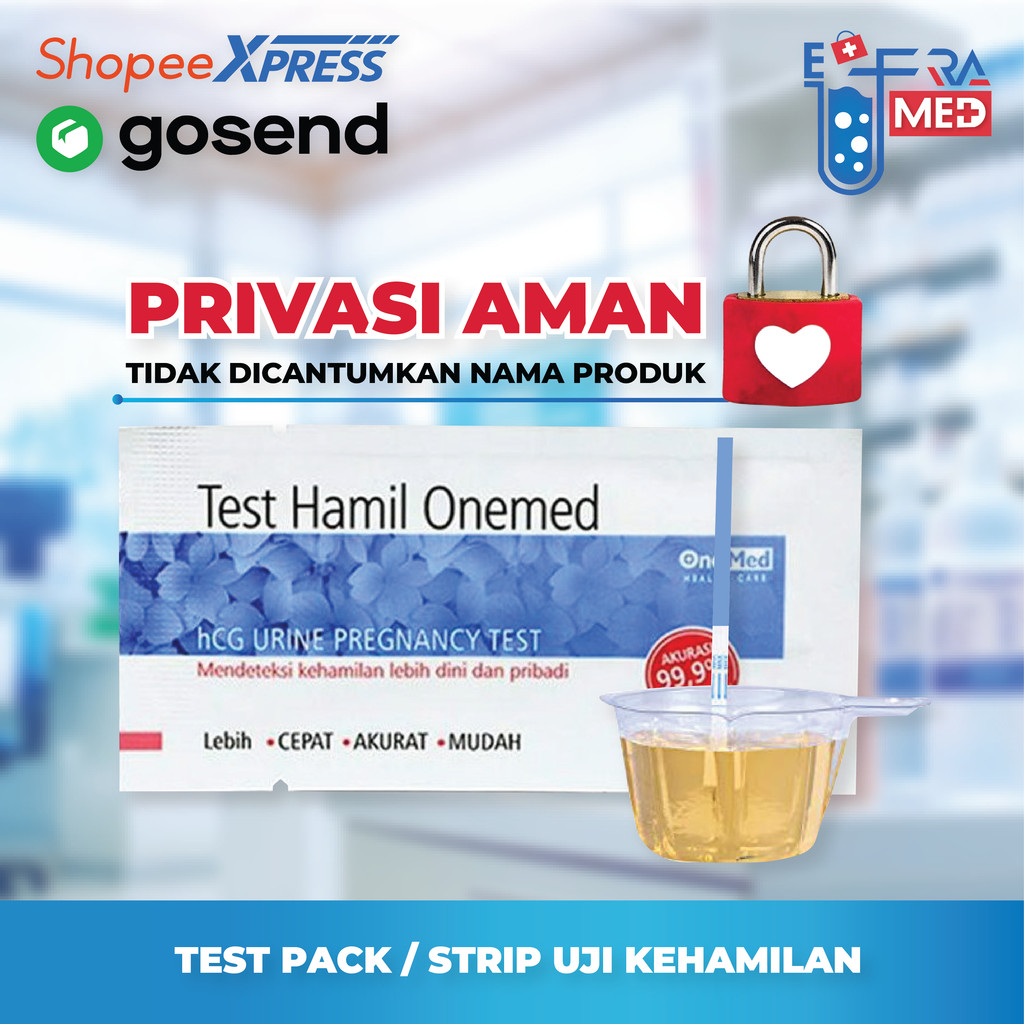 Jual Test pack strip Uji kehamilan Onemed tes kehamilan testpack tespek ...