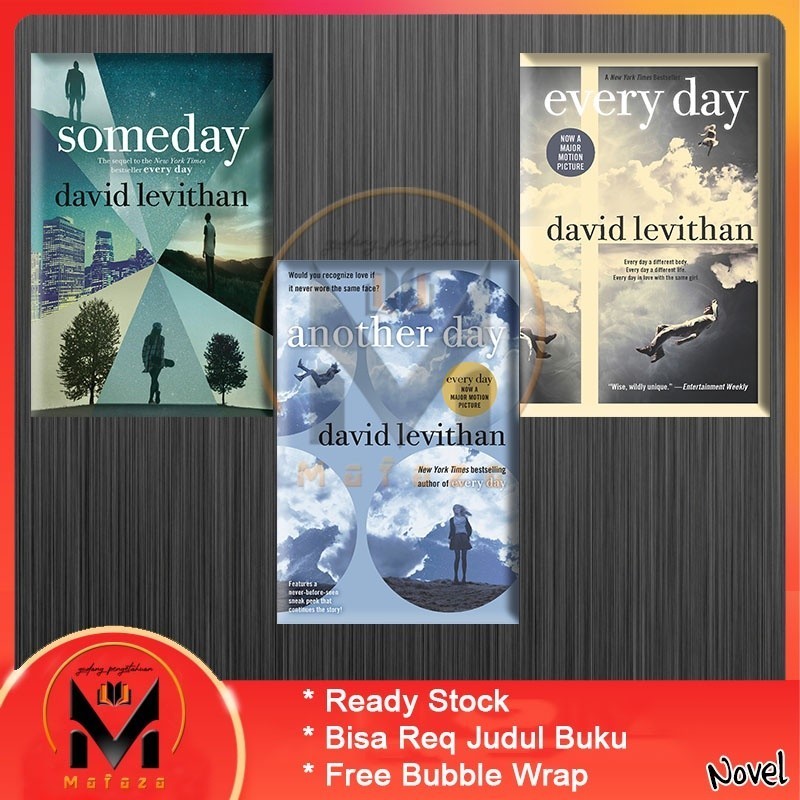 Jual Every Day (3 book series) by David Levithan | Shopee Indonesia