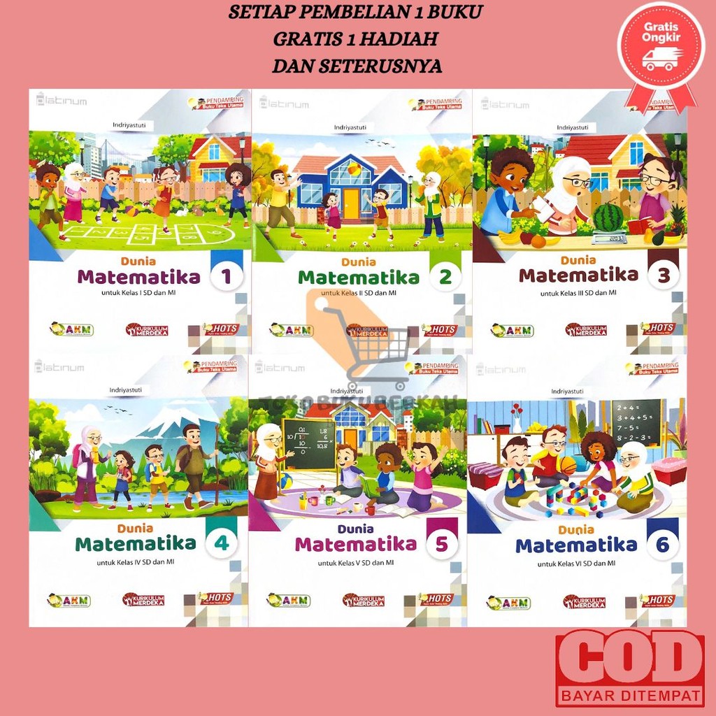 Jual Platinum Buku Matematika Revisi Kelas 1 2 3 4 5 6 SD/MI Kurikulum Merdeka Penerbit Tiga ...