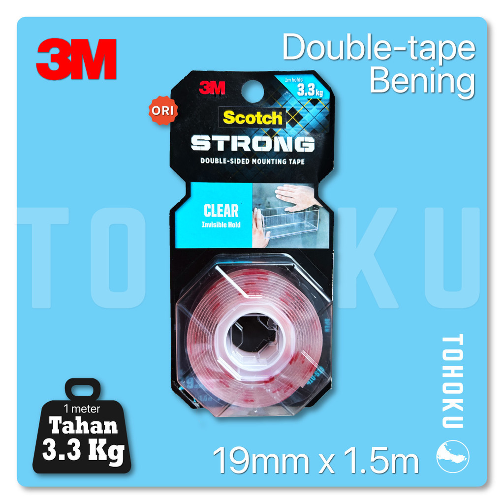 Jual 3M Scotch - Clear Mounting Tape - Nano Tape Double Tape Bening | Shopee Indonesia