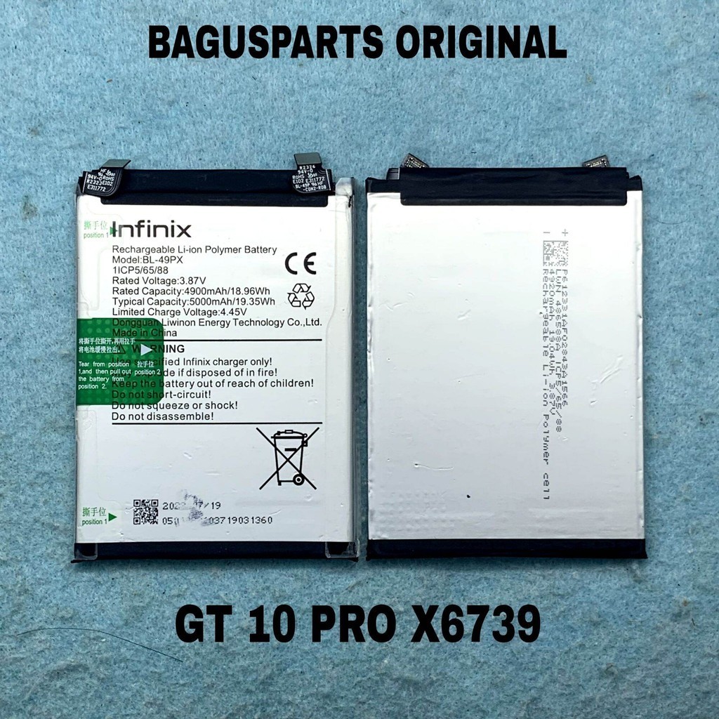 Jual BATERAI BATRE BATTERY BL-49PX INFINIX GT 10 PRO X6739 / ZERO 30 5G ...