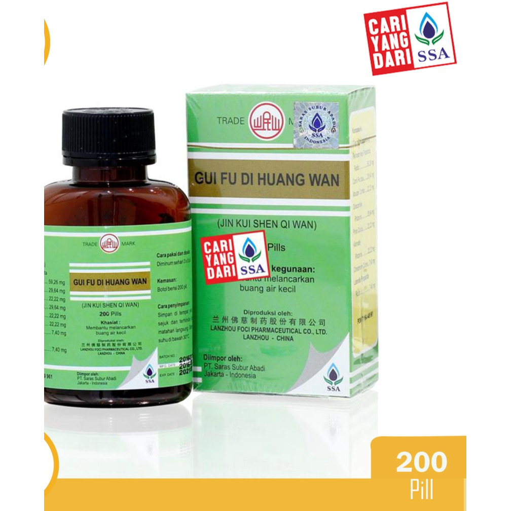 Jual LANZHOU GUI FU DI HUANG WAN GUIFU DI HUANG / JING GUI SHEN QI WAN ...