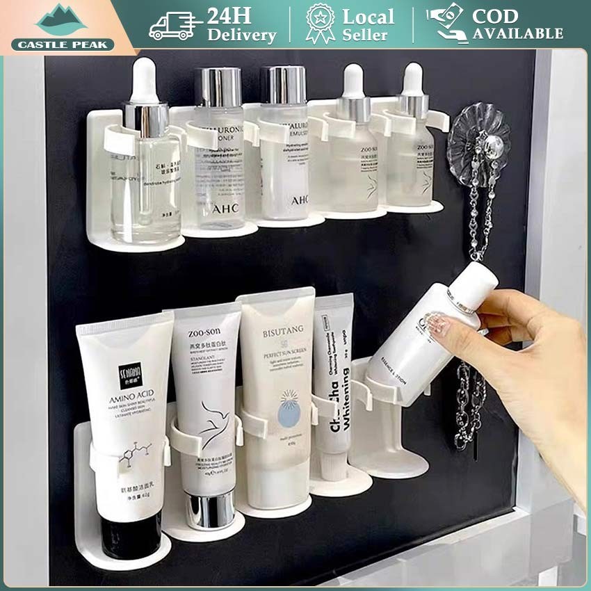 Jual Rak Botol Serbaguna / Tempat Alat Botol Skincare / Rak Gantung ...