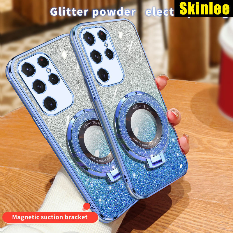 Jual For Samsung Galaxy S24 S25 Ultra Plus Edge A06 A16 A26 A36 A56 S24 FE Casing Case Glitter ...