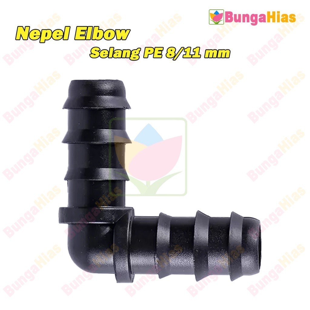 Jual Konektor Elbow Selang PE 8 x 11 mm ( 5/16 ) Nepel Sambungan ...