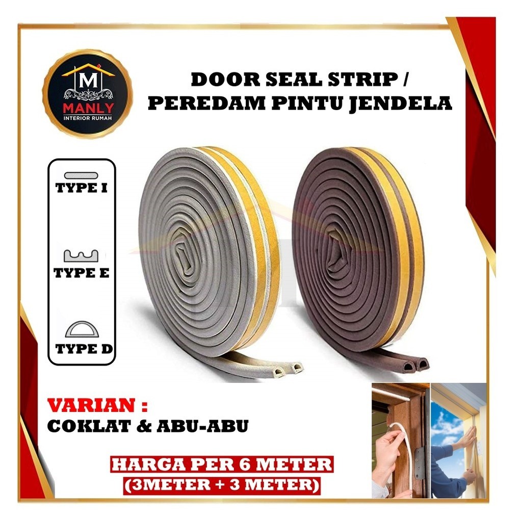 Jual Door Seal List Door Seal Strip Peredam Kedap Suara Pintu Jendela ...