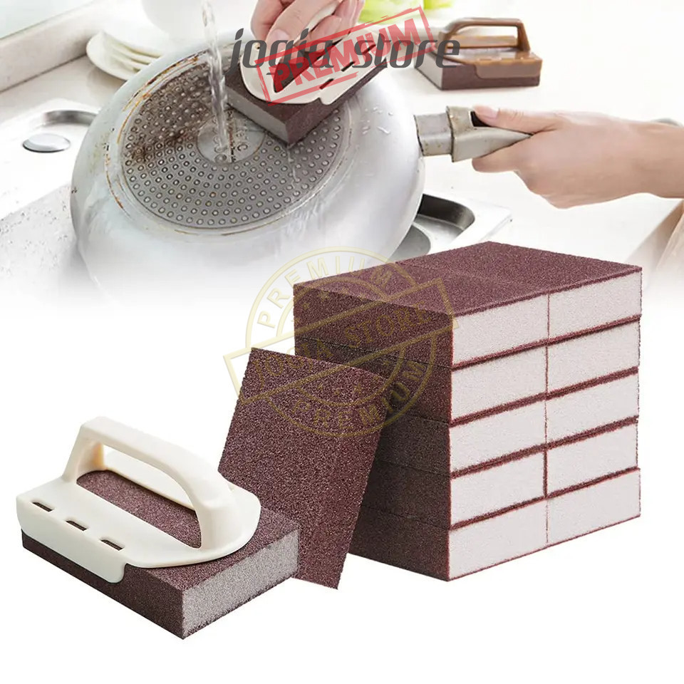 Jual Sponge Pembersih Karat-Kerak Panci & Besi Brush Nano Magic Rust ...
