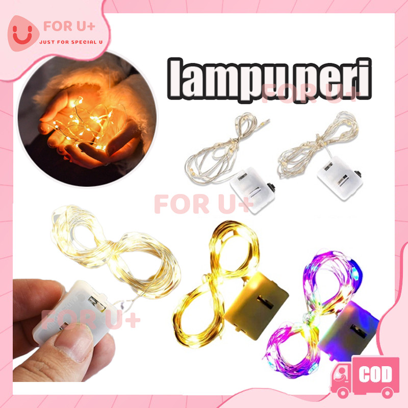 Jual Lampu Fairy Light / Fairy Light Baterai LED 1 / 2 / 3 meter / LED ...