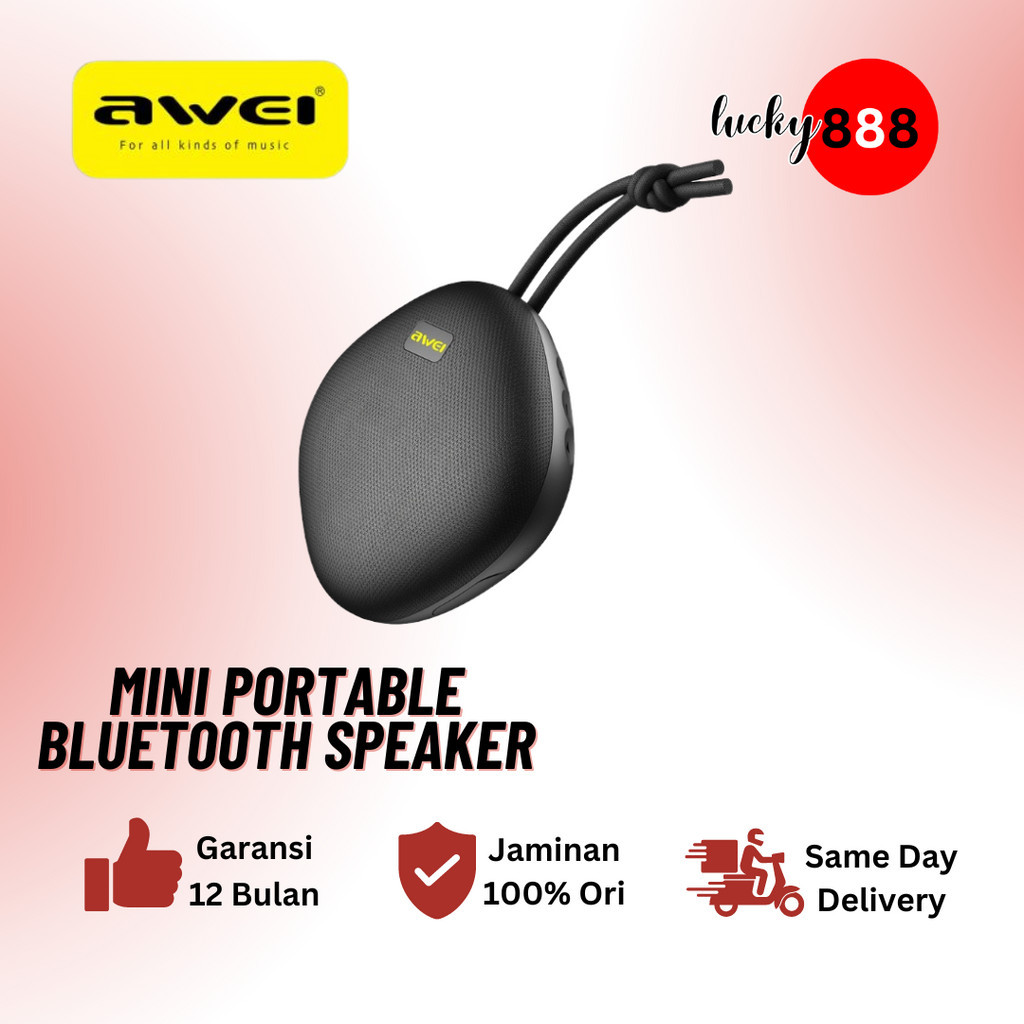 Jual Spekaer Bluetooth Awei Portable Outdoor Wireless Speaker Y336 | Shopee Indonesia