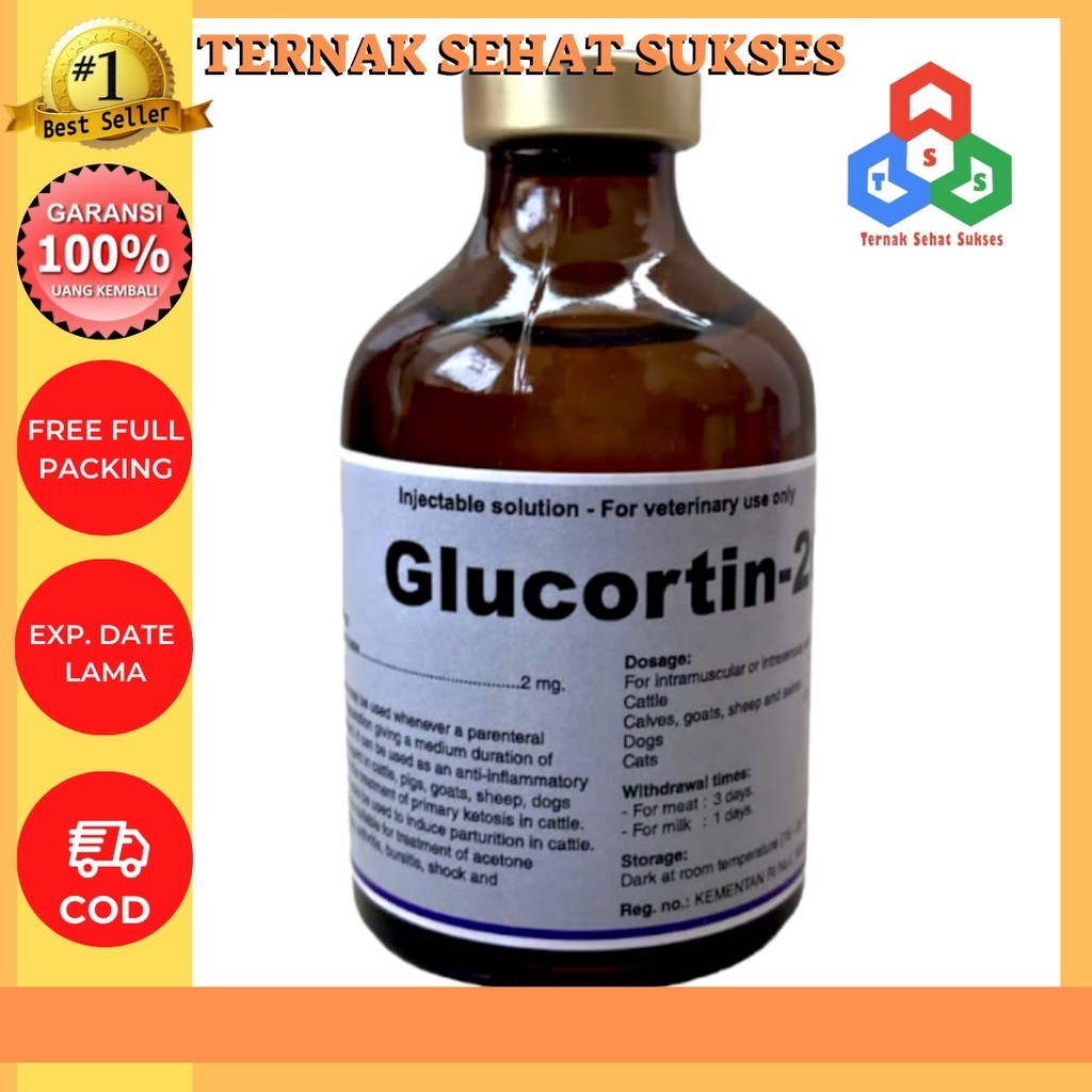 Jual Glucortin 20 Vol 50 ml Analgesik Antiinflamasi Antipiretik Sapi ...
