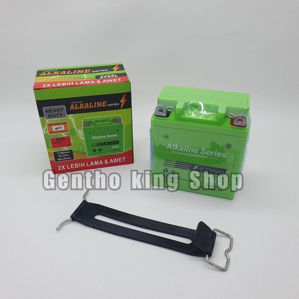 Jual AKI ACCU RX KING ALKALINE BONUS TALI AKI | Shopee Indonesia