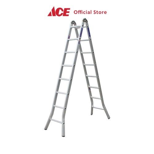 Jual Ace Fixsteps Tangga Lipat Aluminium Two Joint 8 Step | Shopee ...