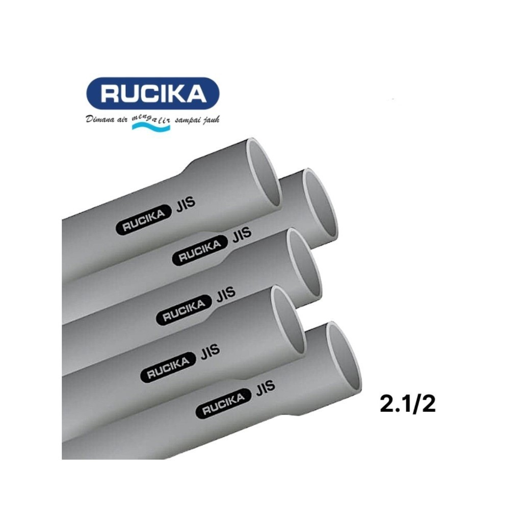 Jual Rucika JIS AW 2.1/2" inch (Rucika) / Pipa PVC Kelas AW | Shopee Indonesia