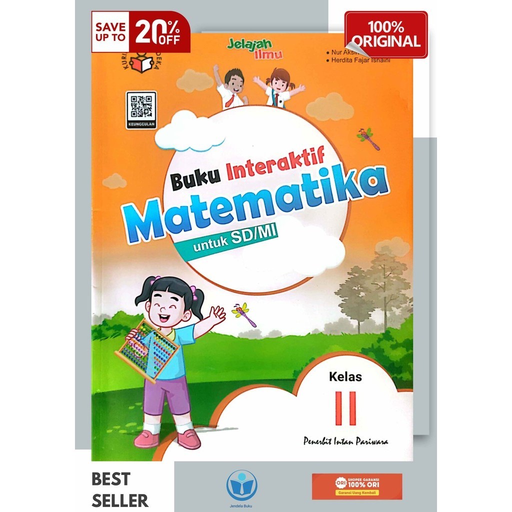 Jual Buku Paket Interaktif Matematika SD Kelas 2 Kurikulum Merdeka Intan pariwara Tahun 2024 ...