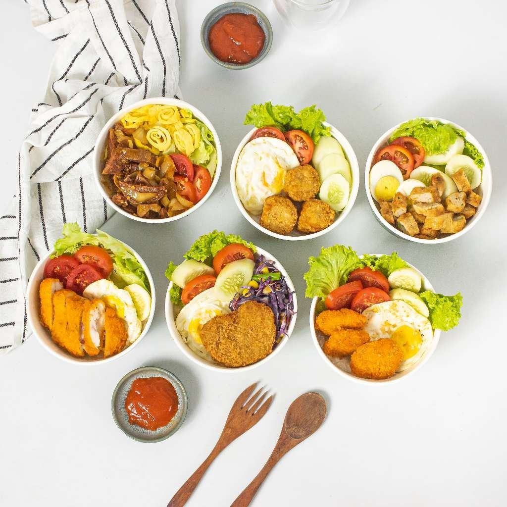 Jual Nasi Box Diet Healthy Food PREMIUM HEALTHY RICE BOWL AYAM IKAN ...