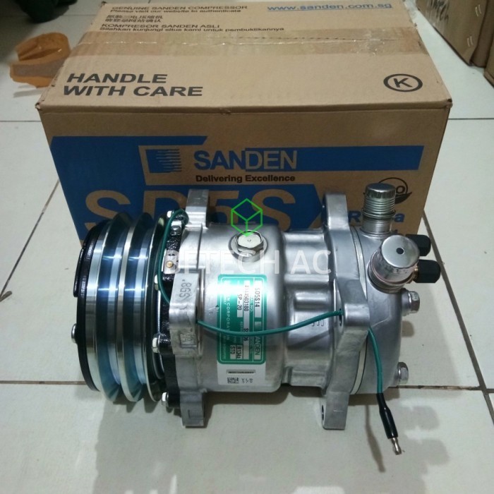 Jual Compressor Sanden 508 24Volt Asli Kompresor AC | Shopee Indonesia