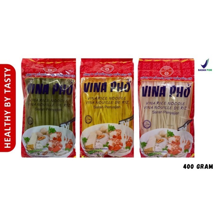 Jual Vina Pho Rice Noodle Vietnam Kwetiaw Vietnam 400gr halal Bich Chi ...