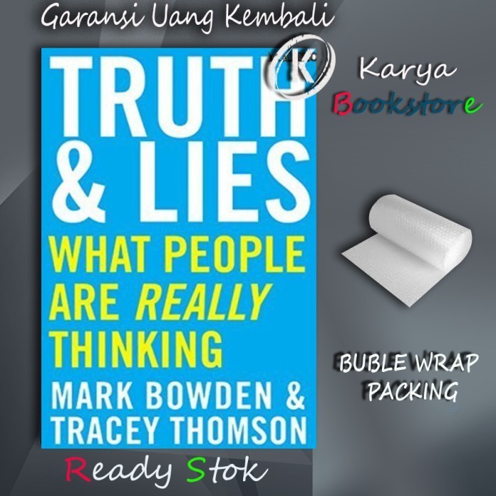 Jual Buku Truth and Lies: What People Are Really Thinking Mark Bowden | Shopee Indonesia