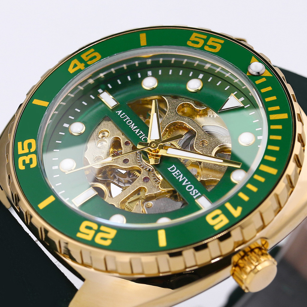 Jual Danforth Green Water Ghost jam tangan mekanis otomatis penuh ...