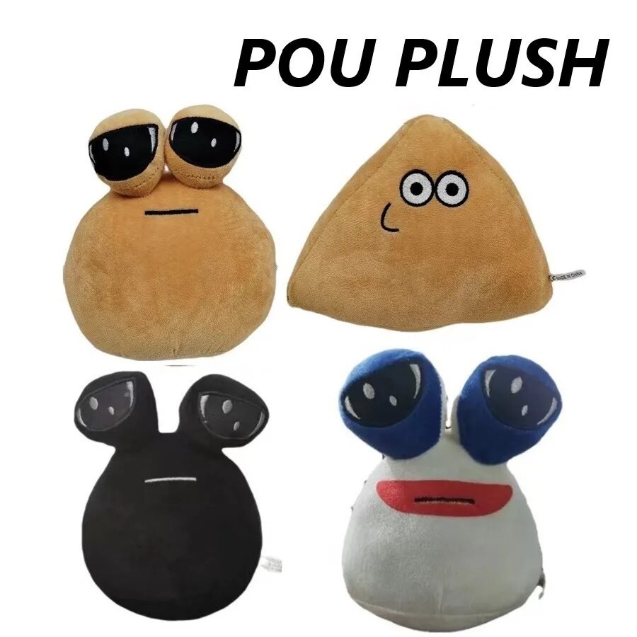 Jual 22cm/8.6in Pou Plush Cartoon Alien Toy Kawaii Stuffed Animal Doll ...