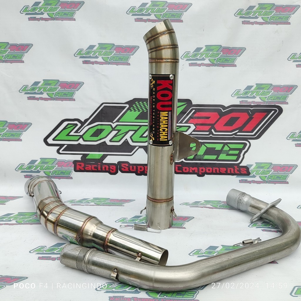Jual Kou Mahachai open Spec pipe 51mm for Tmx 125 155 Rusi tc 125 155 ...