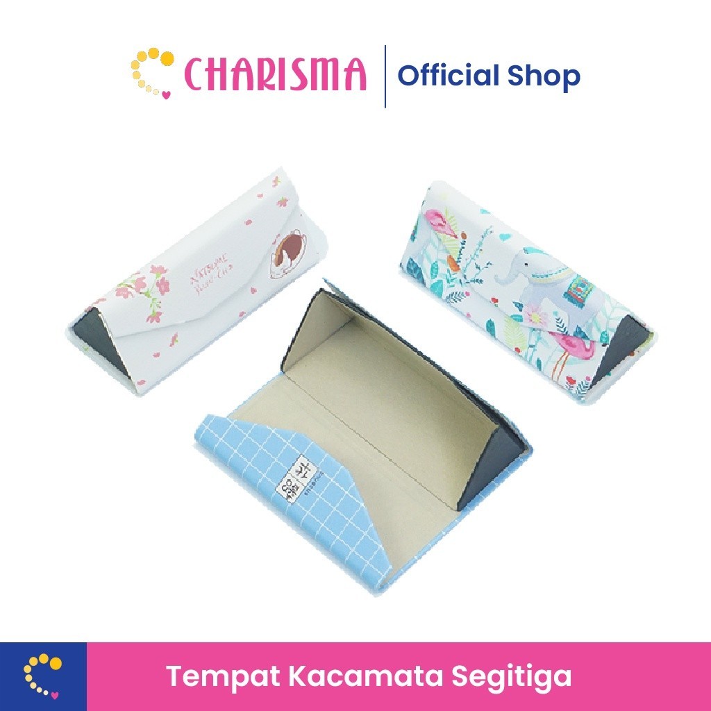 Jual Charisma Tempat Kacamata Lipat Bentuk Segitiga - Hard Case ...