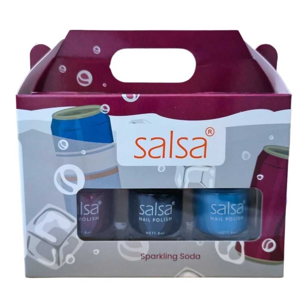 Jual SALSA KUTEK 8 ML - SALSA NAIL POLISH SET / ITALIANO PIZZA - DONUT ...