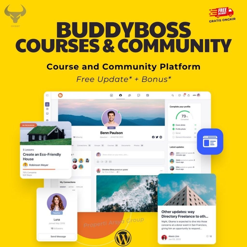 Jual Tema eCourse & Komunitas Wordpress - BuddyBoss Theme - GPL ...