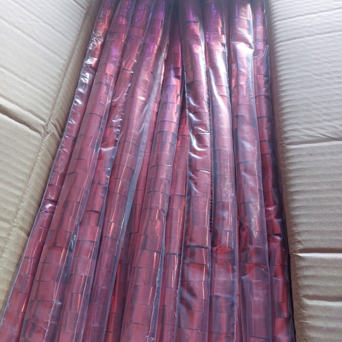 Jual Kertas Confetti Streamer Metalic Red | Shopee Indonesia