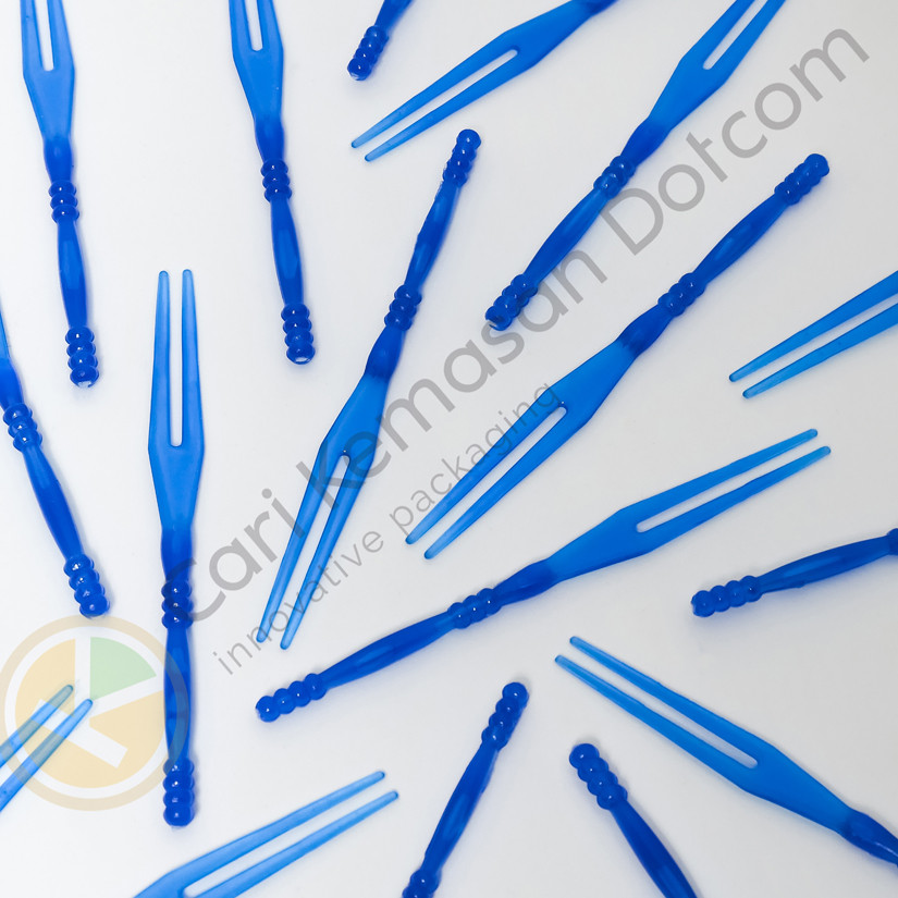 Jual [100 PCS] Garpu Mini Plastik Warna-warni – Sekali Pakai, Food ...