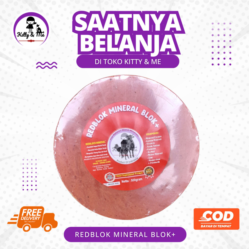 Jual REDBLOK SUPER MINERAL BLOK ORIGINAL 1 KG - Premium New Formula Red ...