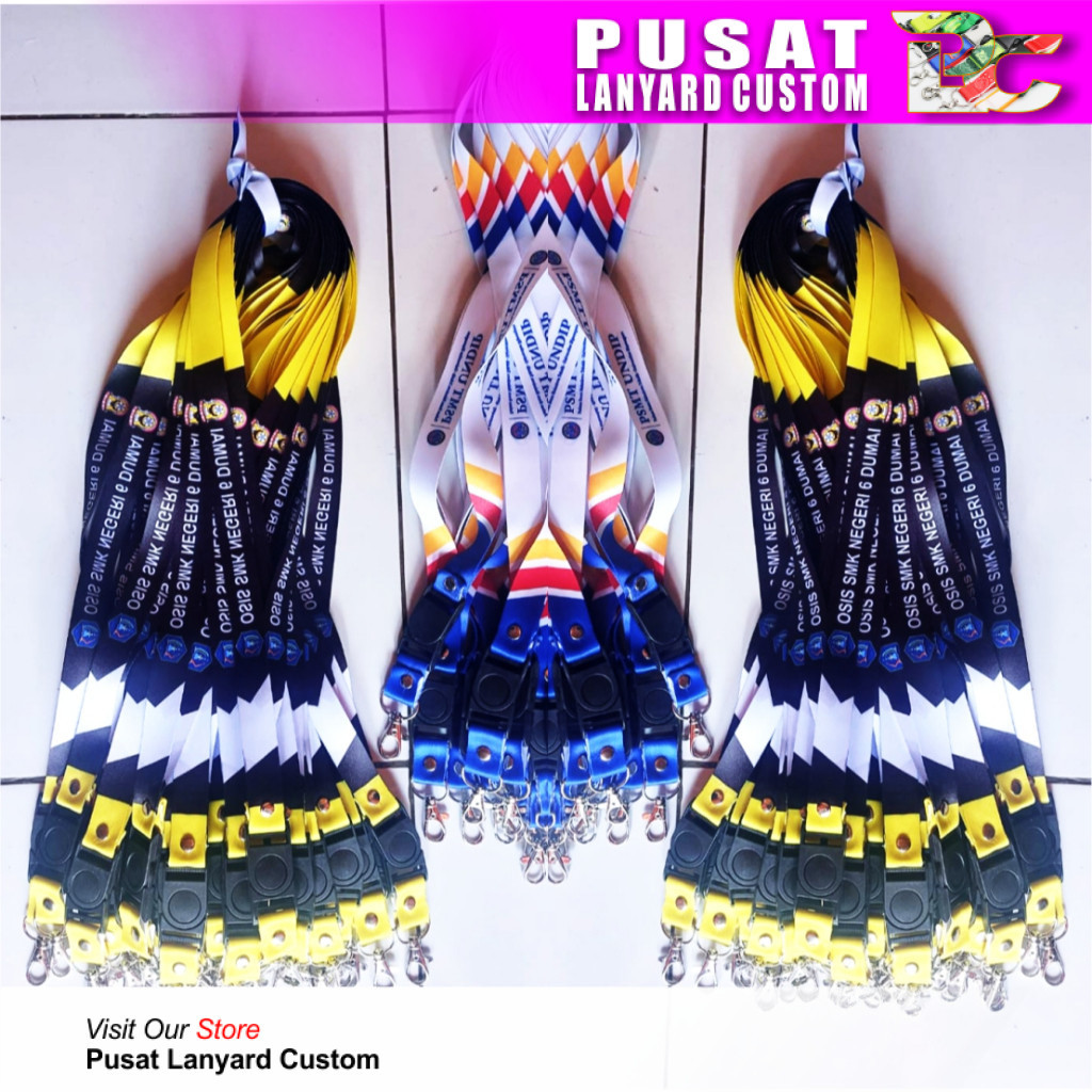 Jual Pusat Lanyard Custom - cetak lanyard ukuran 2cm custom suka suka ...