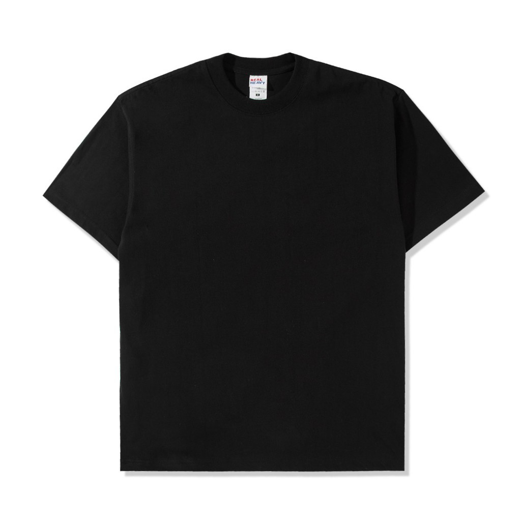 Jual DE54W Real Heavy - Basic Tshirt Black | Shopee Indonesia
