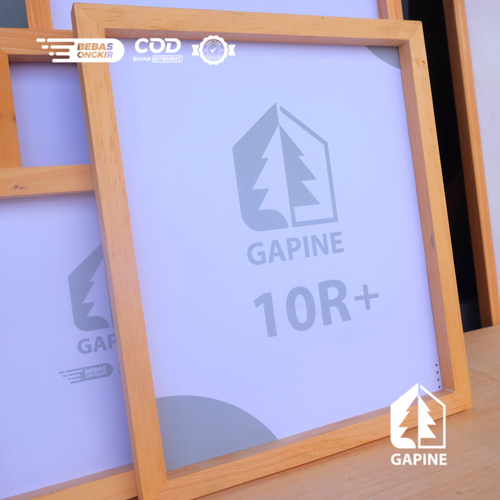 Jual Gapine - Bingkai Kayu 10R+ 25 x 35 cm Frame Kayu Pigura Kayu Pinus ...