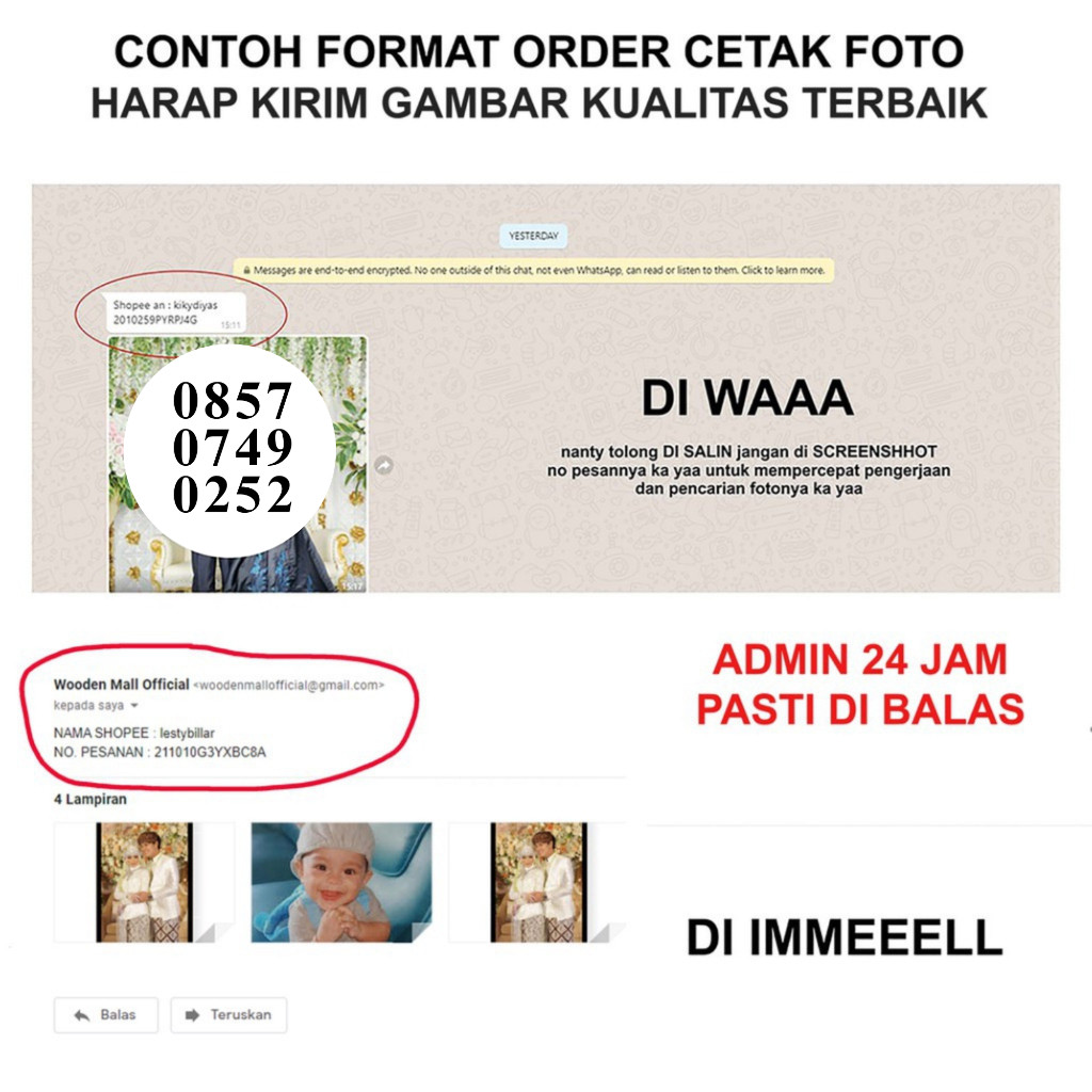 Jual RK76TN CETAK FOTO 20R + BINGKAI JUMBO 50X70CM FRAME EXCLUSIVE DEKORASI WEDDING SIGN ...