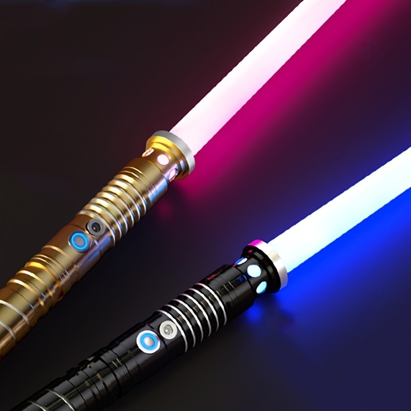 Jual Upgraded Metal Lightsaber RGB 16 Colors, 2 In 1 Lightsaber Toy ...