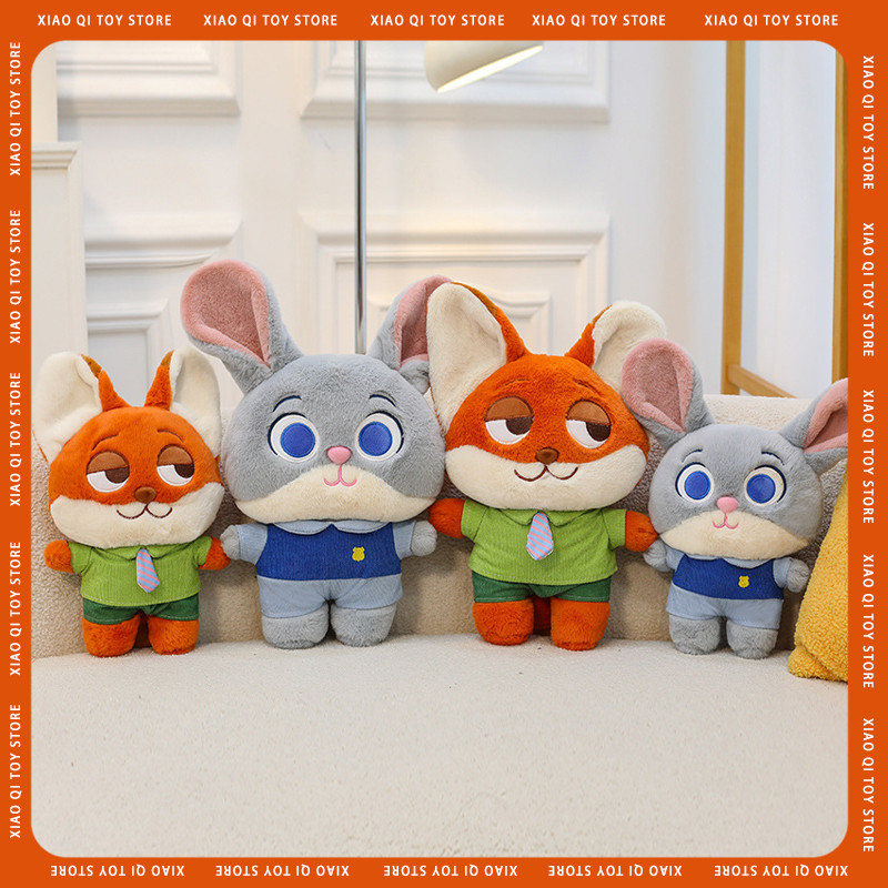 Jual Disney 35/50cm Hot Sale Authentic Zootopia Rabbit Judy Doll Fox ...