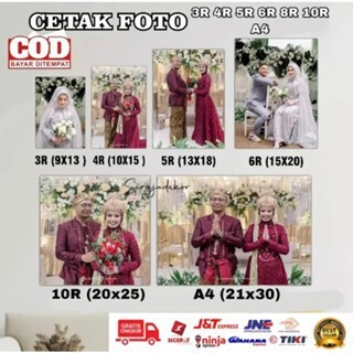 Jual CETAK FOTO PREMIUM UKURAN 3R 4R 5R 6R 8R 10R A4 12R | Shopee Indonesia