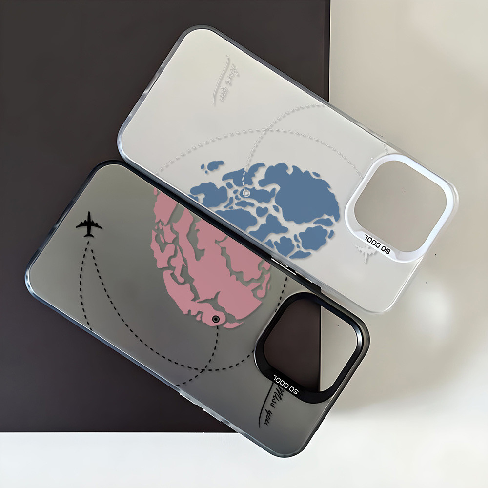 Jual TREASURECASE Red and Blue Love Couple New iPhone Case Series ...