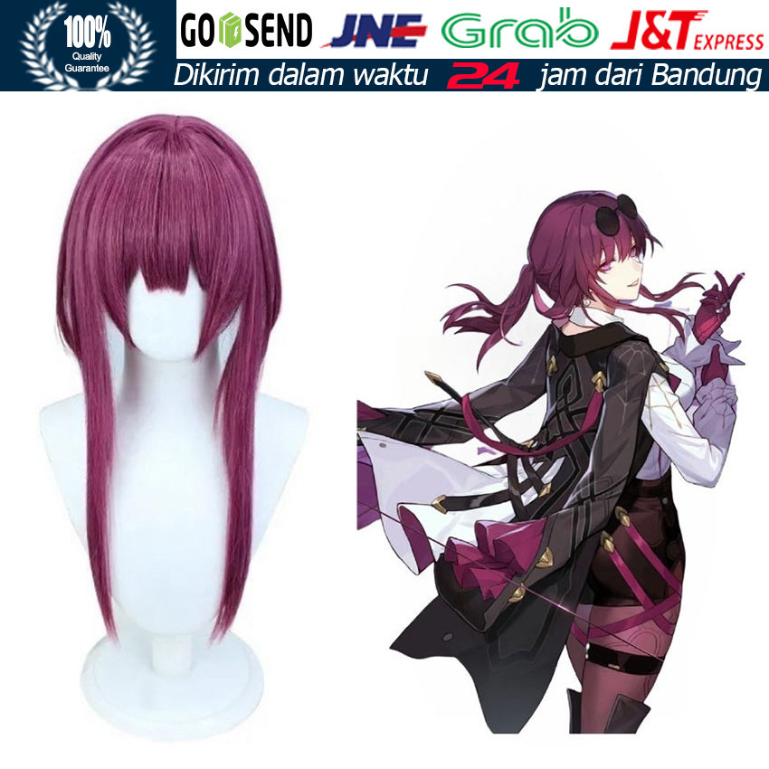 Jual Kafka HSR Honkai Star Rail Kostum Cosplay Wig / Wig Kafka Star ...