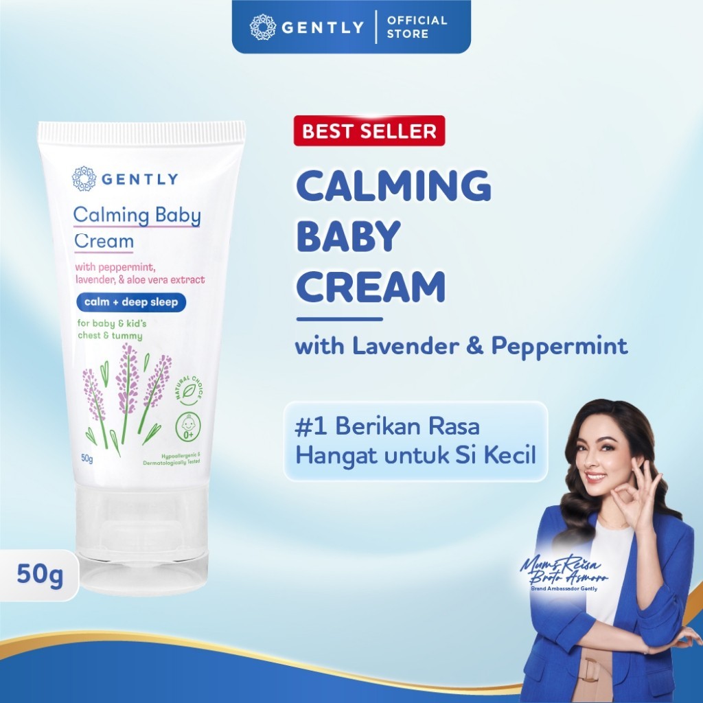 Jual GENTLY Calming Baby Cream Krim Bayi 20G 50G | Shopee Indonesia