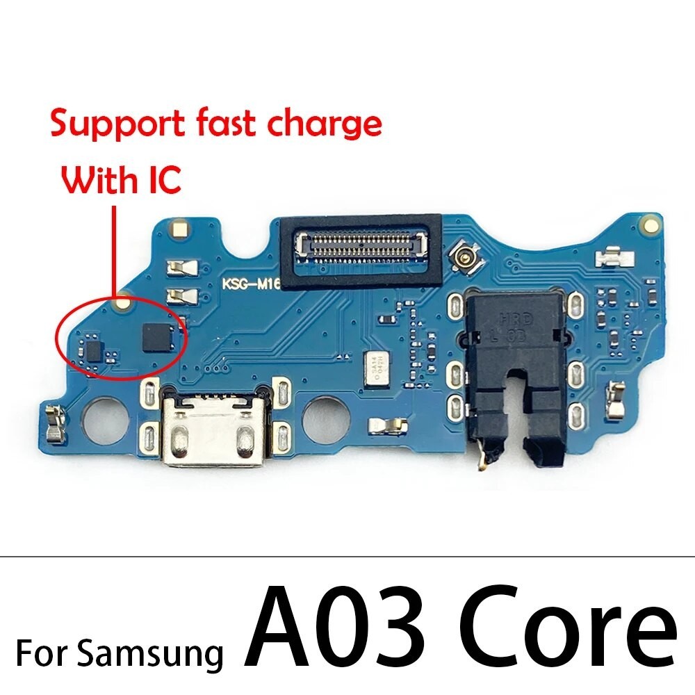 Jual Dock Connector USB Charger Charging Board Port Flex Cable For Samsung A02 A12 A02s A03s A03 ...