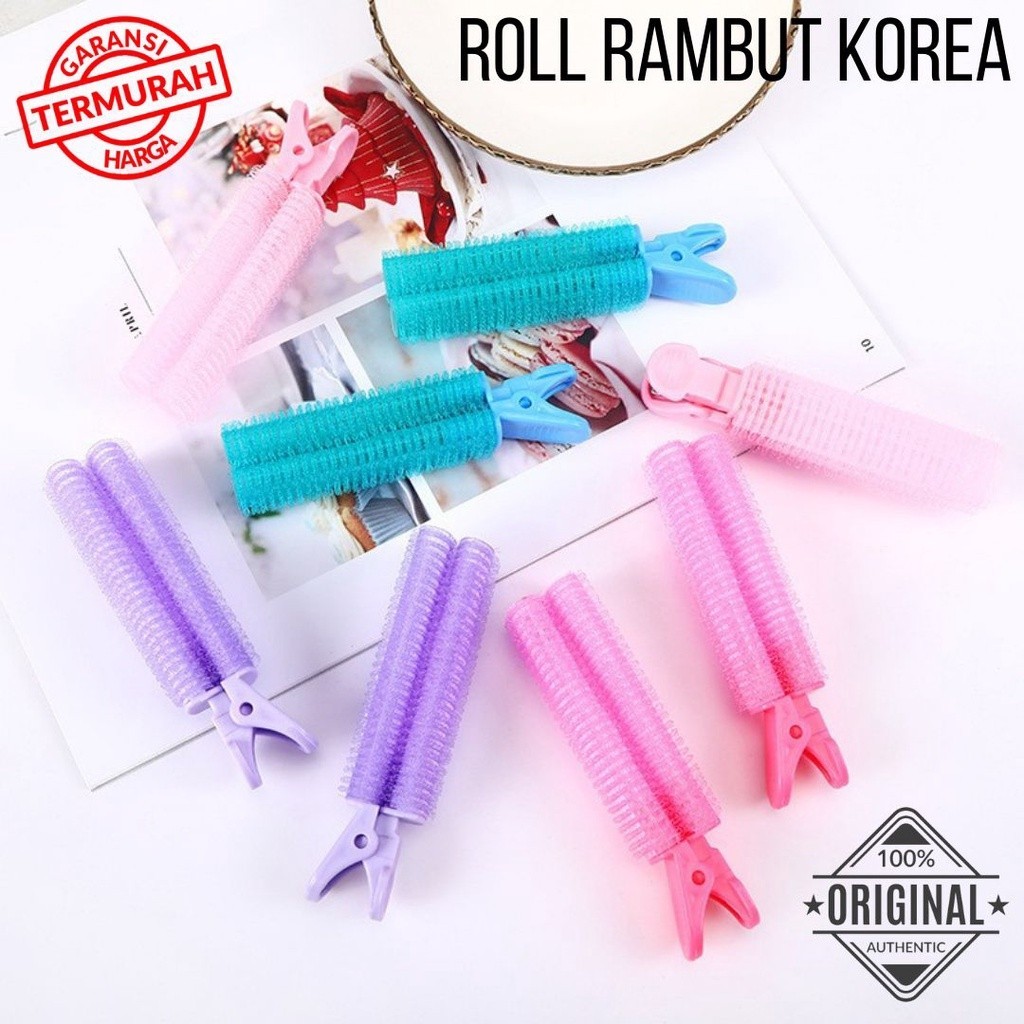 Jual jepit volume poni roll jr08 original impor plastik fashion ...