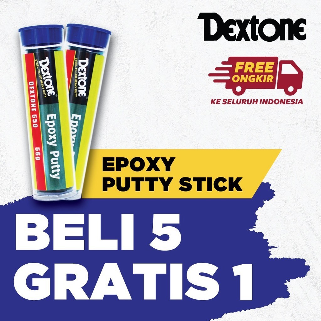 Jual [BELI 5 GRATIS 1 ] Lem Besi Epoxy Putty Stick DEXTONE/Lem Tambal ...