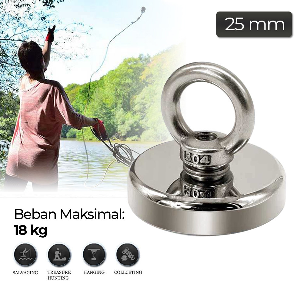 Jual Magnet Gantungan Round Hook Alat Angkat Barang Memancing dan ...