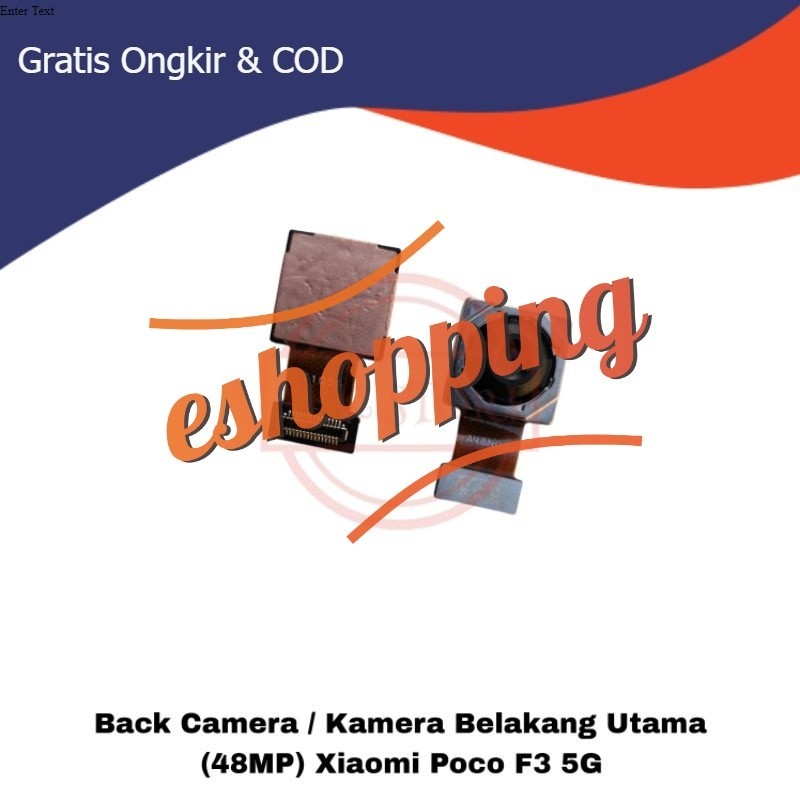 Jual BACK CAMERA / KAMERA BELAKANG UTAMA XIAOMI POCO F3 5G (48MP) ORI ...