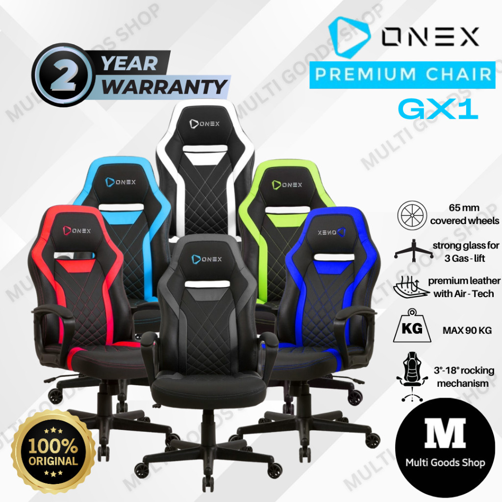 Jual ONEX GX1 Premium Quality Gaming Chair Kursi ORIGINAL | Shopee ...